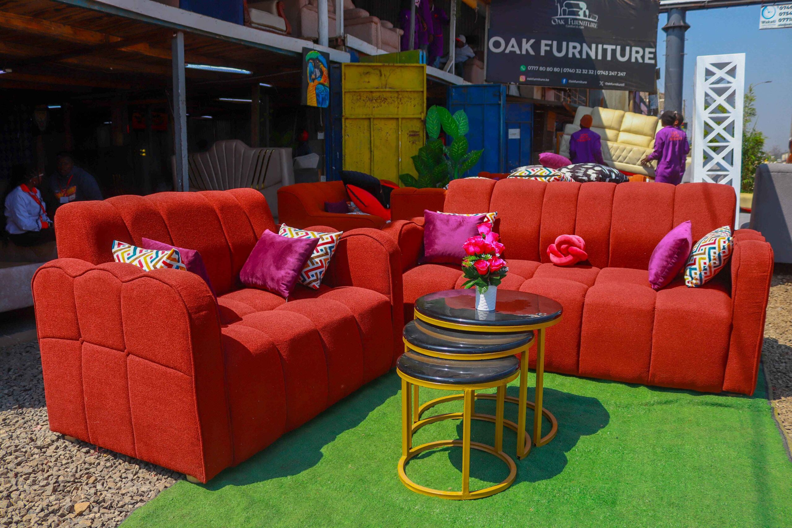 Back Permanent Sofa – Oak Furniture